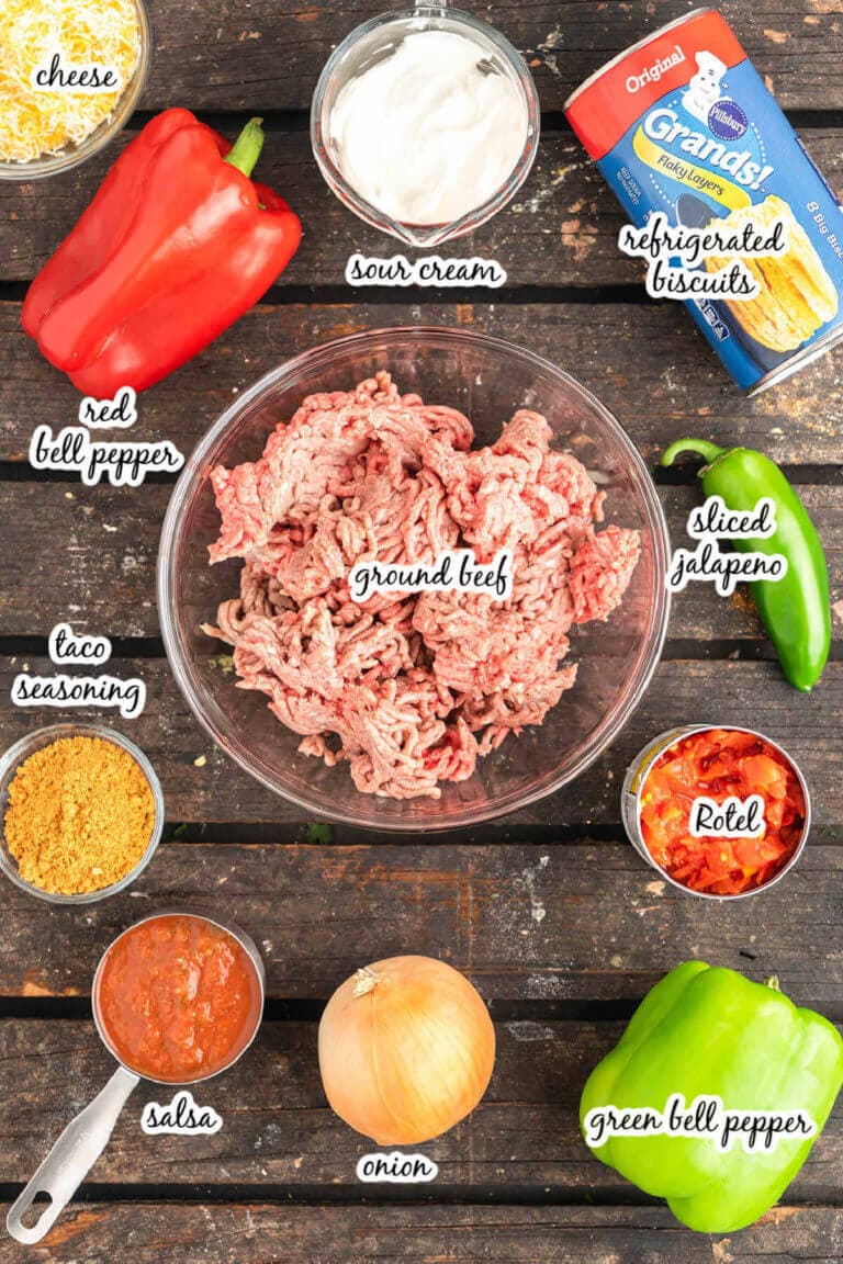Best John Wayne Casserole (Ground Beef and Biscuits) - Bowl Me Over