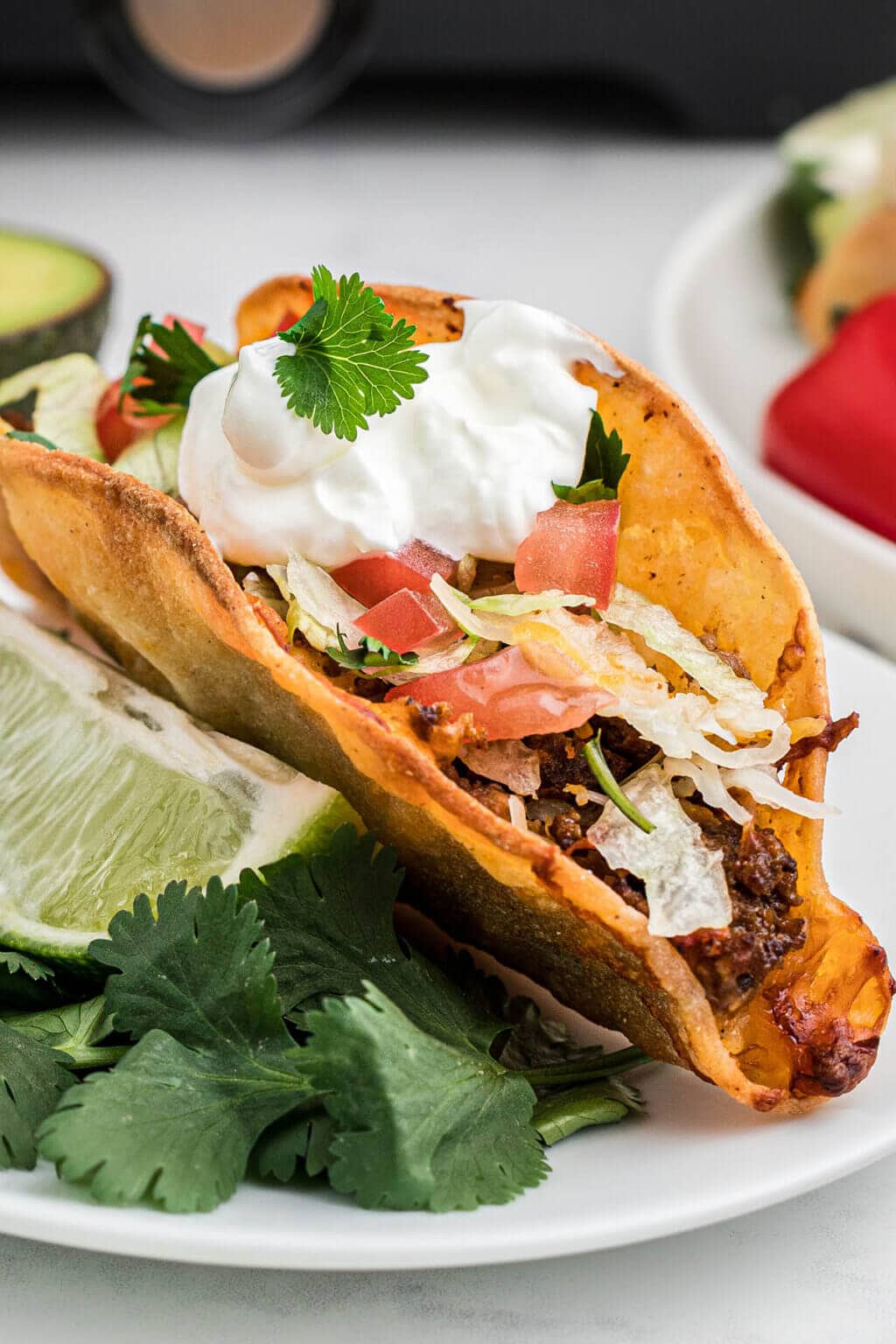 How to Make Easy Crispy Air Fryer Tacos - Bowl Me Over