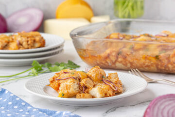 Bubble Up BBQ Chicken Casserole - Bowl Me Over