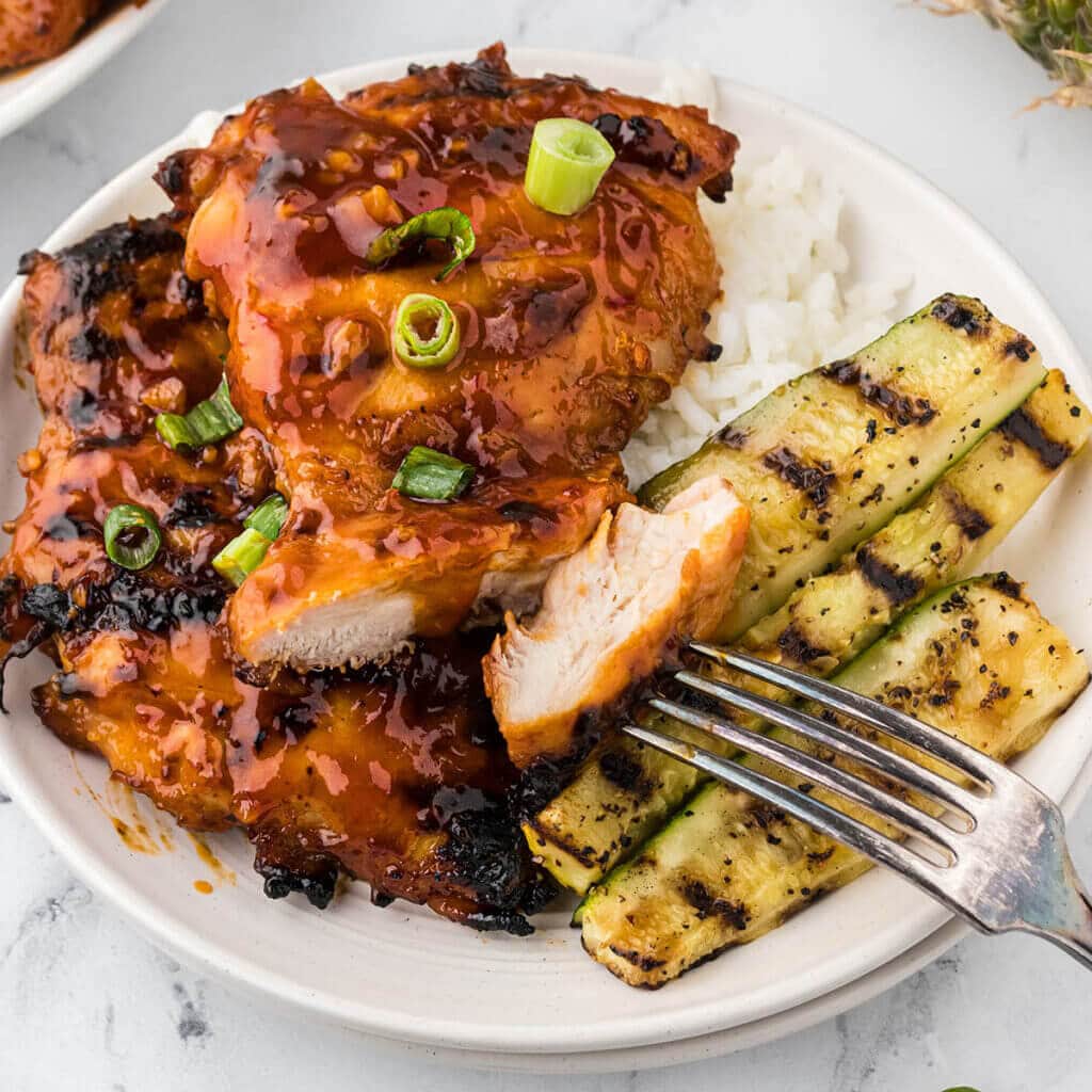 Hawaiian BBQ Chicken (Huli Huli Chicken) - Bowl Me Over