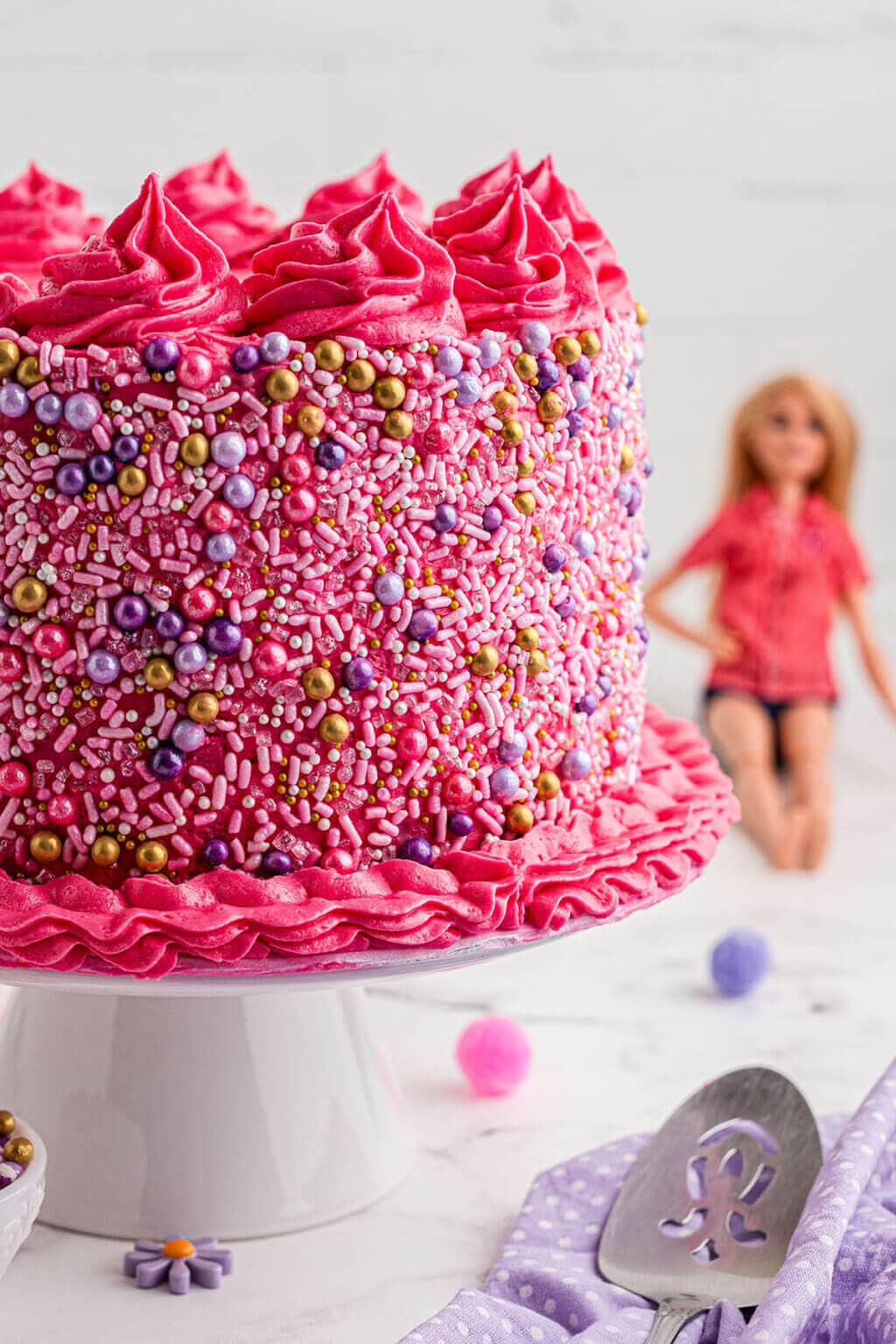 The Ultimate Funfetti Layer Cake (Cake Mix Recipe) - Bowl Me Over