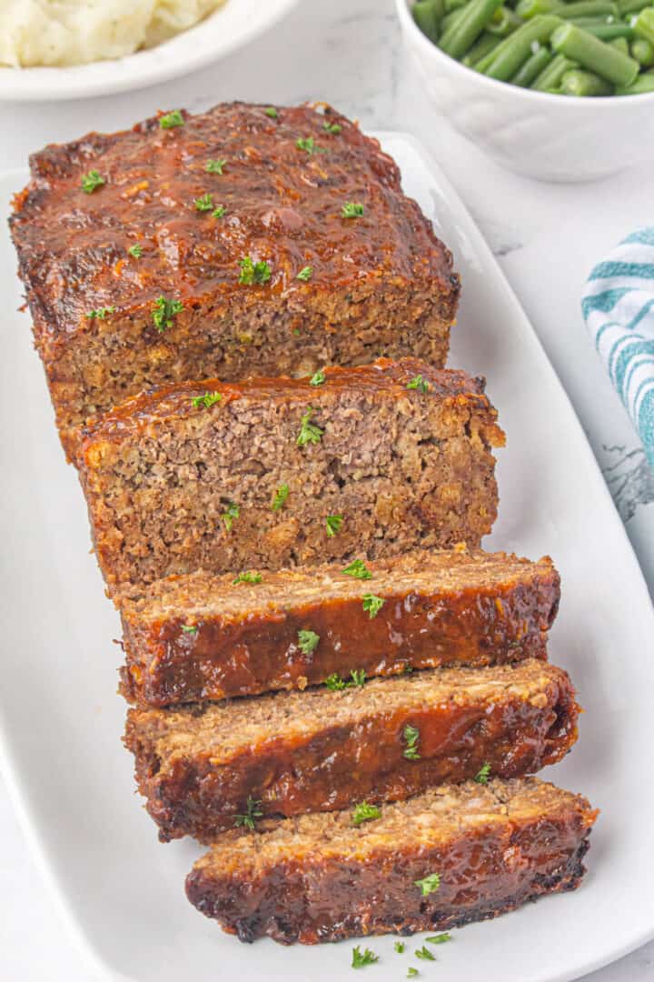 5 Ingredient Meatloaf with Stove Top Stuffing - Bowl Me Over