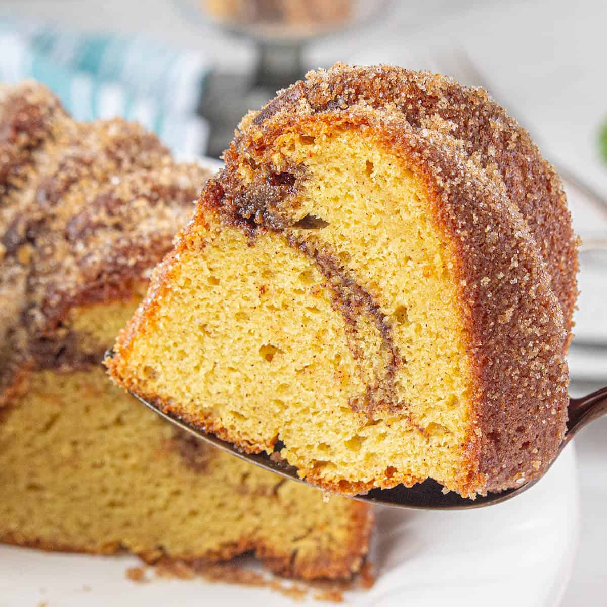 Churro Bundt Cake - Bowl Me Over