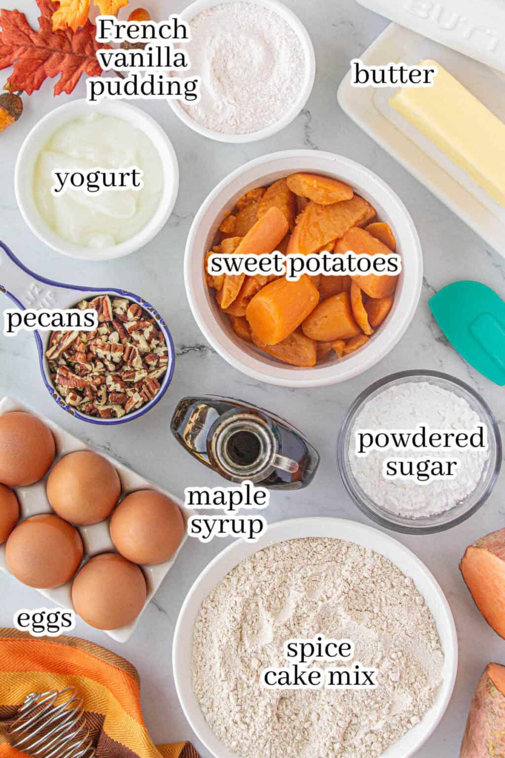 Sweet Potato Bundt Cake - Bowl Me Over