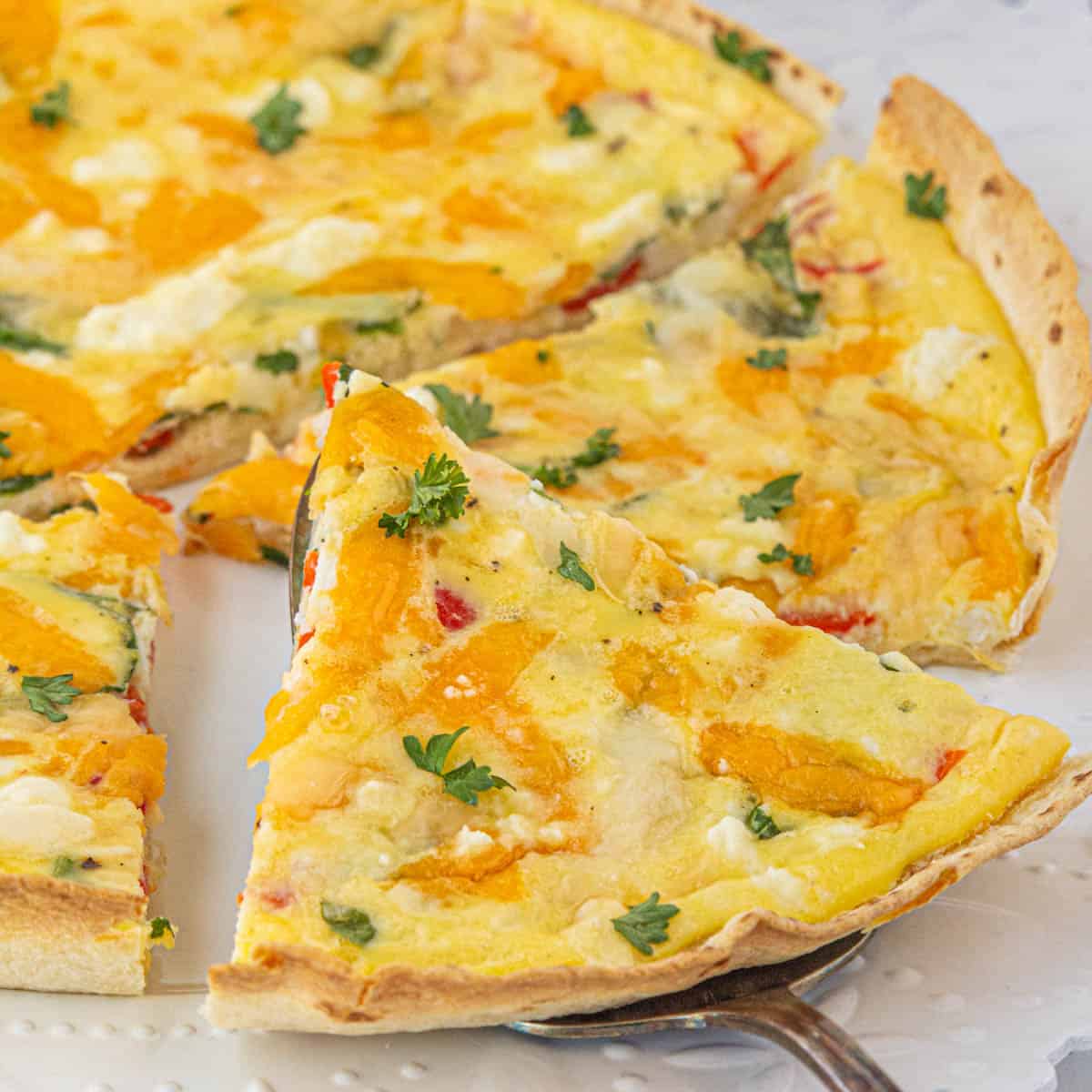 Tortilla Quiche - Bowl Me Over
