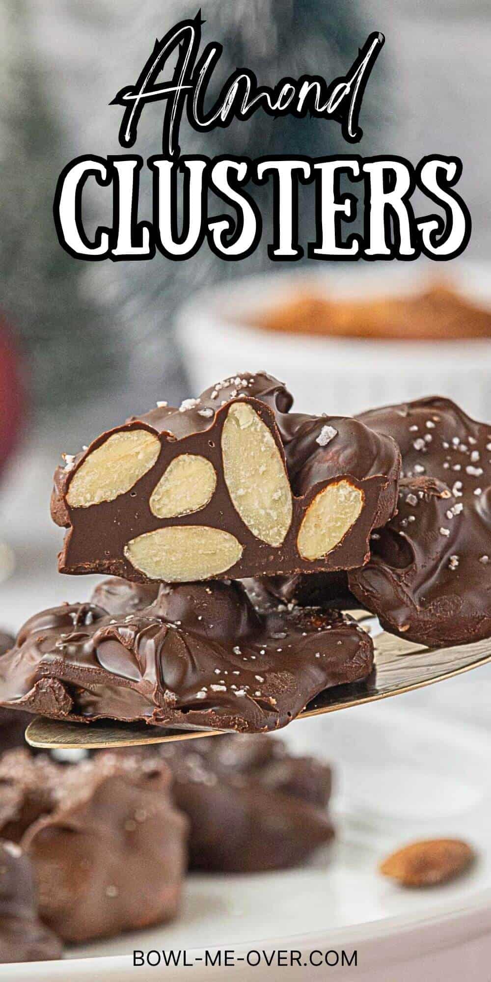Chocolate Almond Clusters {See's Copycat Recipe} - Bowl Me Over