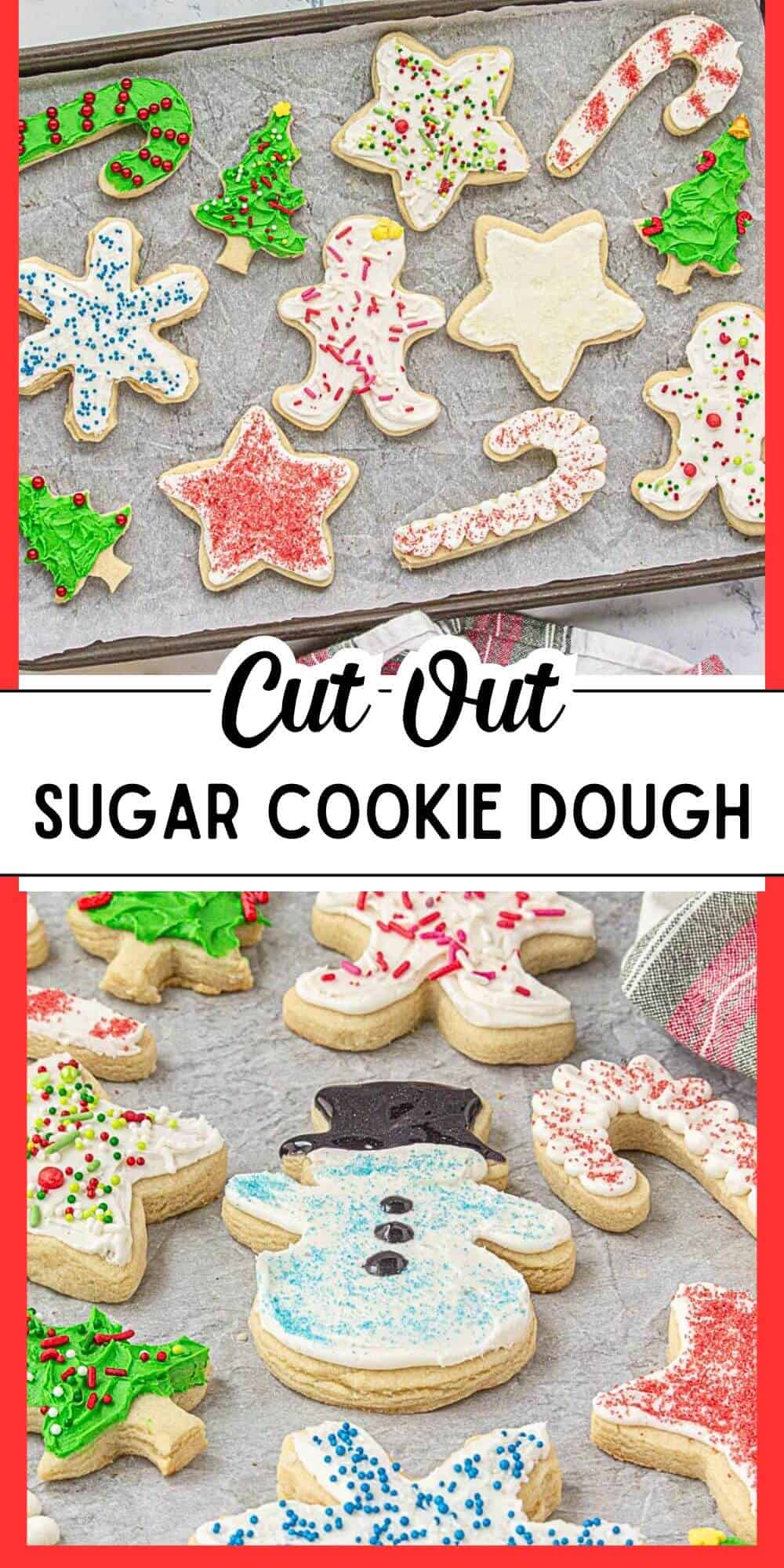 Buttery Cut Out Sugar Cookie Recipe - Bowl Me Over