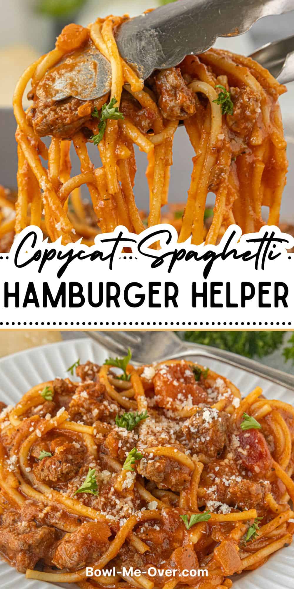 Copycat Spaghetti Hamburger Helper {Super Easy Version!} - Bowl Me Over